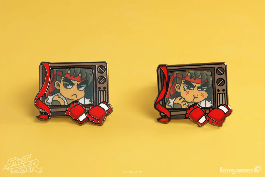 Street Fighter – SF Buddies lenticular pins – SPACE COYOTE